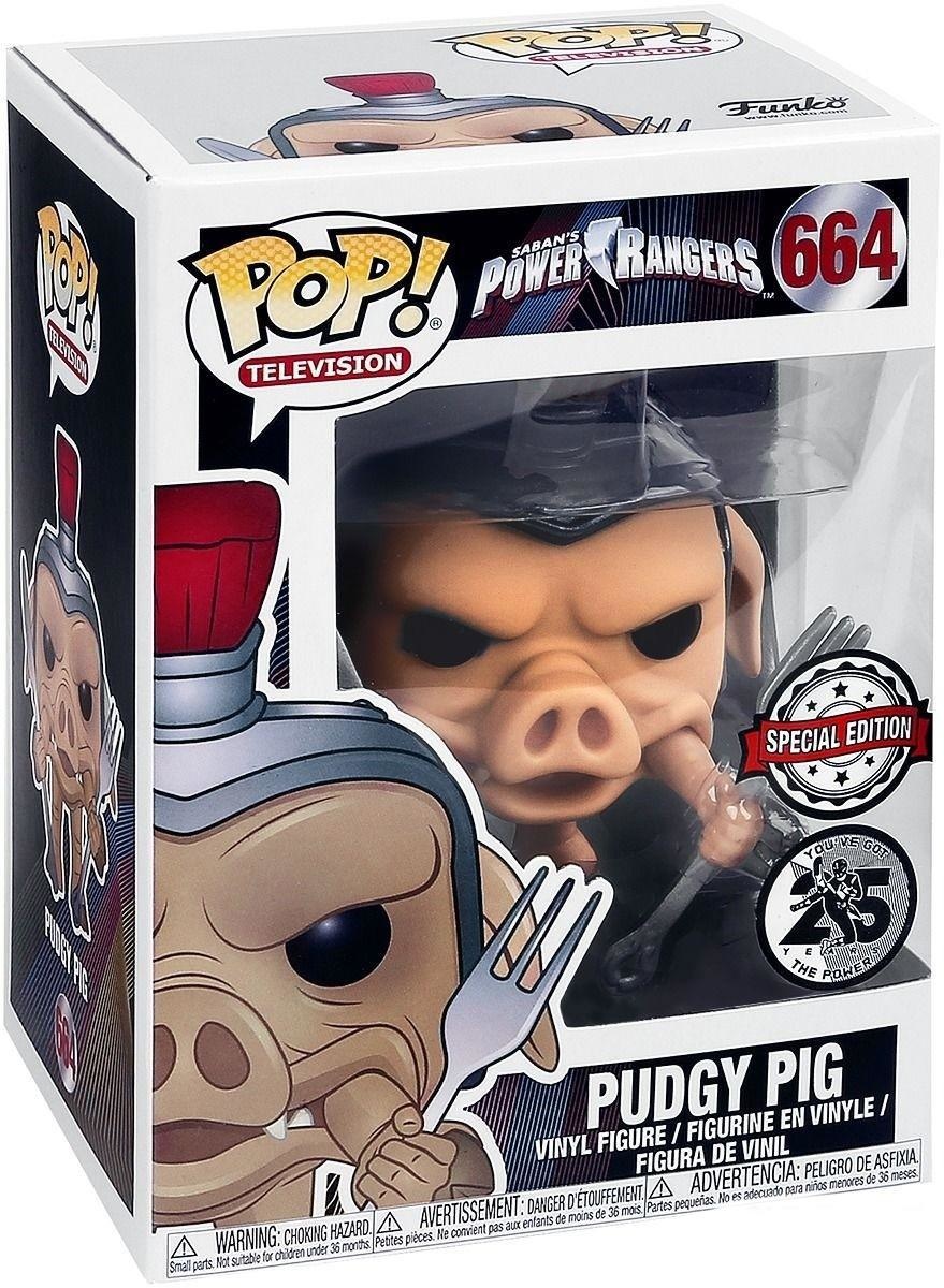 Funko Pop! Power Rangers - Pudgy Pig Special Edition - Moon Collectibles