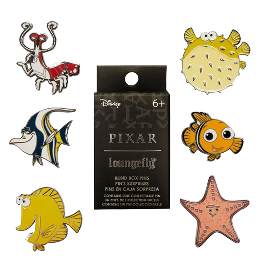 Funko Loungefly - Disney Pixar Finding Nemo Blind Box Pin - Moon ...