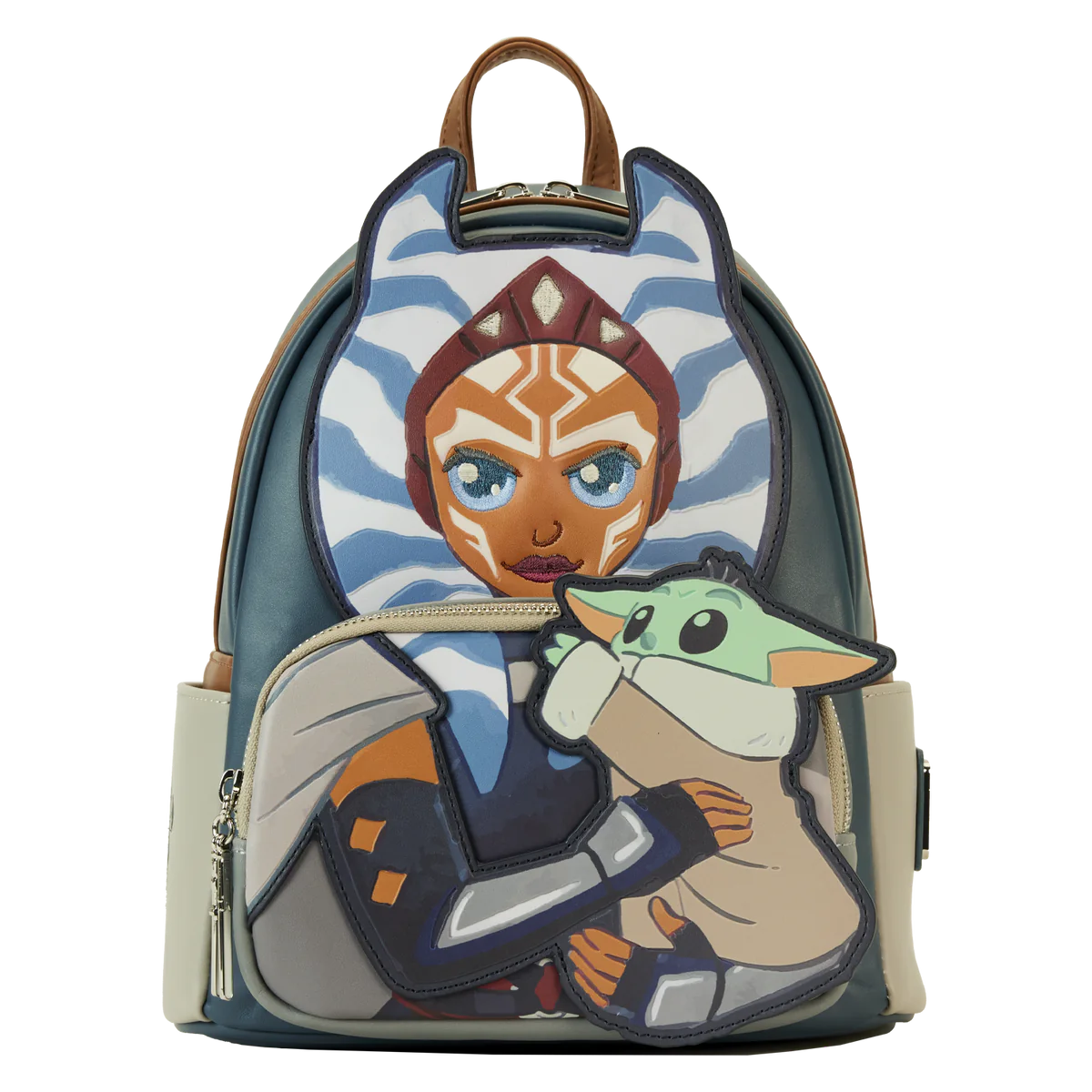 Loungefly - Star Wars The Manadlorian - Ashoka holding Grocu Backpack ...