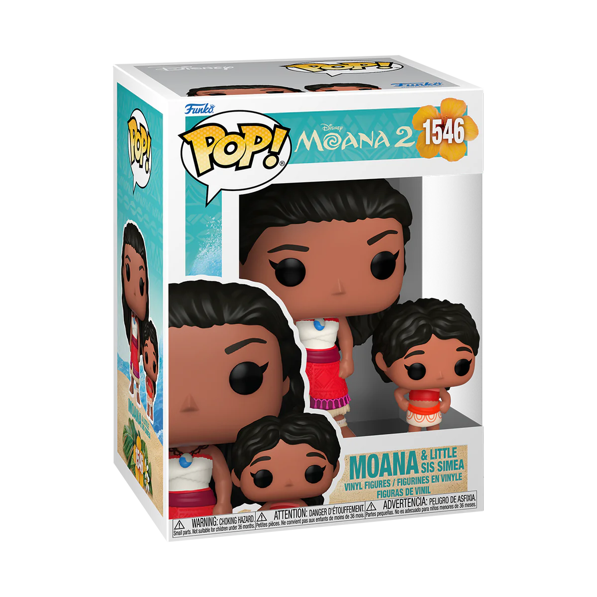 Funko Pop! Disney Moana 2 - Moana & Little Sis Simea - Moon Collectibles