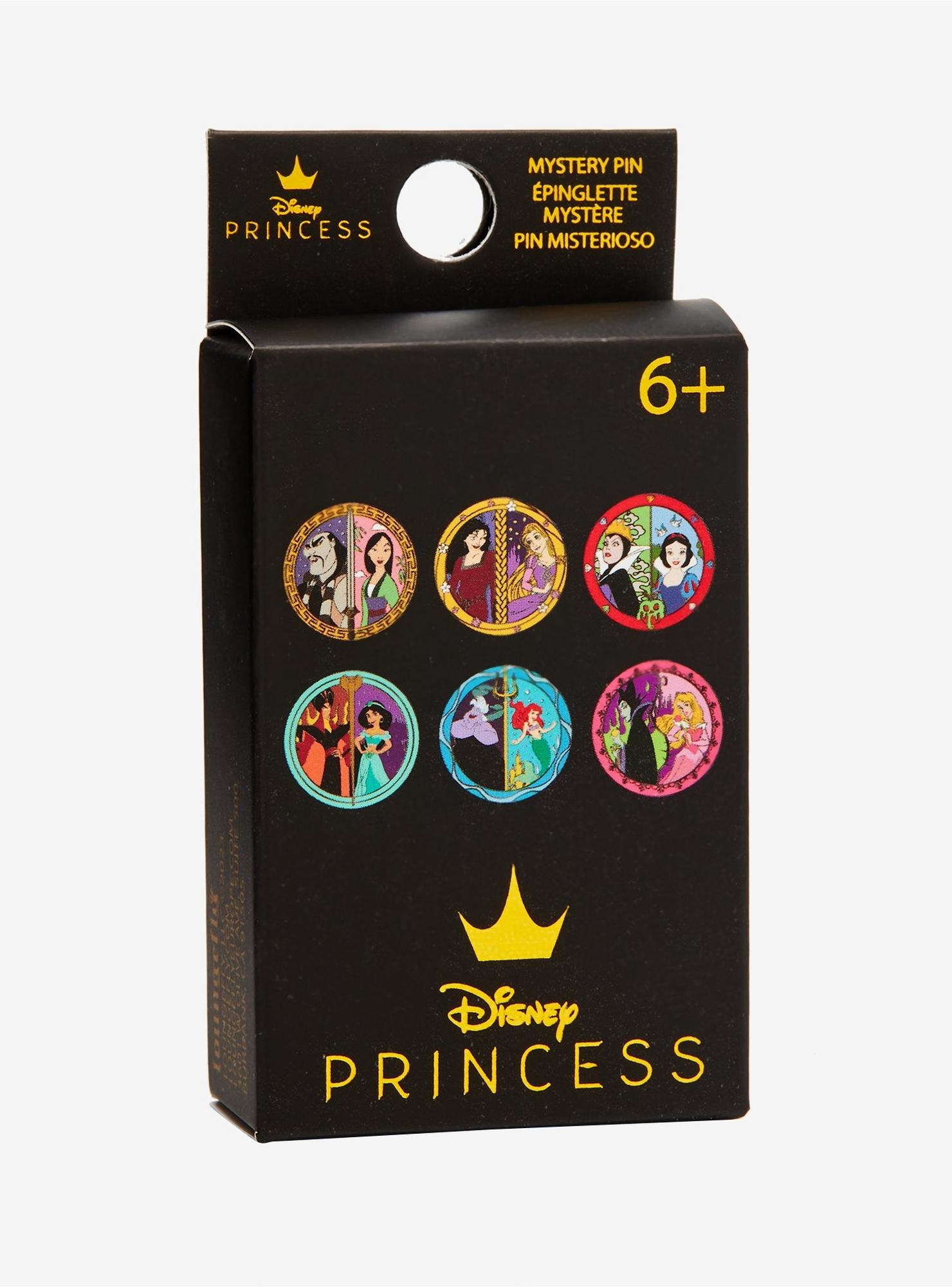 Loungefly Mystery Blind Box Pin - Disney Princesses And Villains - Moon ...