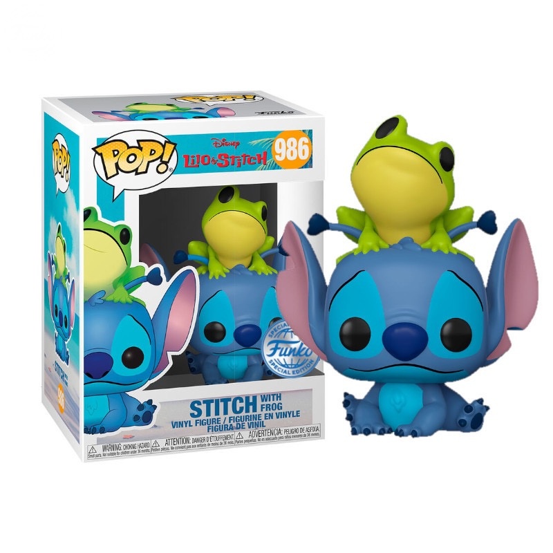 Funko Pop! Disney Lilo & Stitch - Stitch with Frog - Special Edition ...