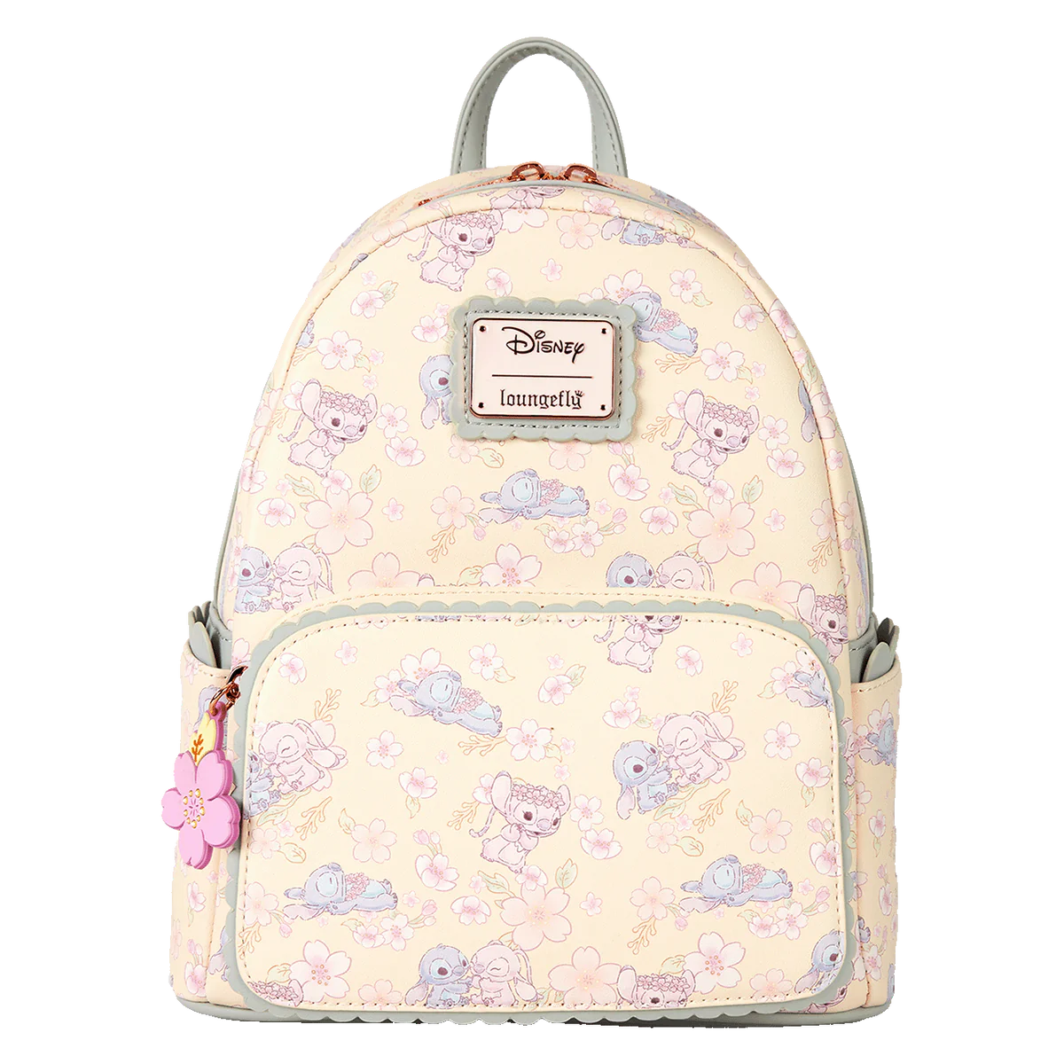 Loungefly Disney - Stitch & Angel Cherry Blossom Backpack - Moon ...