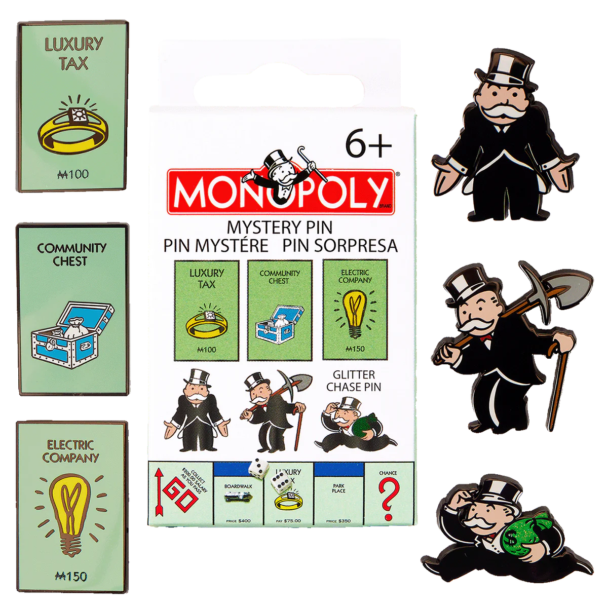 Loungefly Monopoly - Blind Box Pin - Moon Collectibles