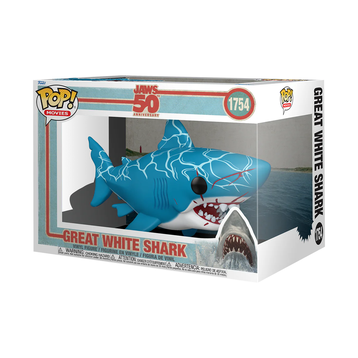 Funko Pop! Jaws 50th Anniversary - Great White Shark - Moon Collectibles