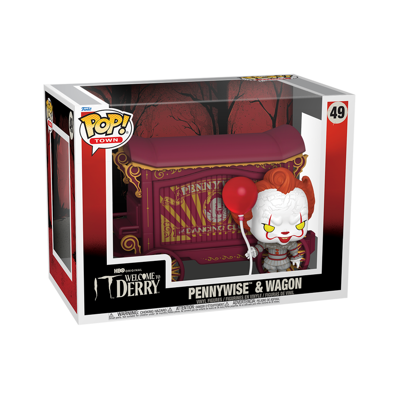 Funko Pop! Town IT Welcome To Derry - Pennywise & Wagon - Moon Collectibles