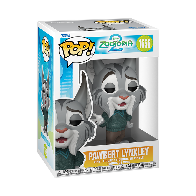 Funko Pop! Disney ZooTopia 2 - Pawbert Lynxley - Moon Collectibles