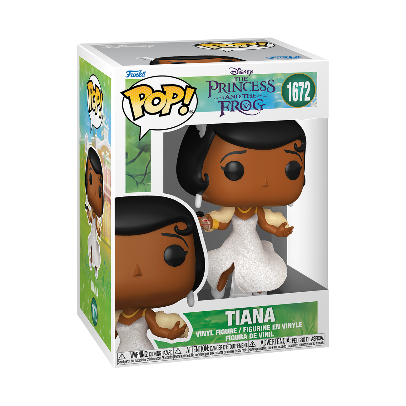 Funko Pop! The Princess and the Frog - Tiana in Glitter Dress - Moon ...