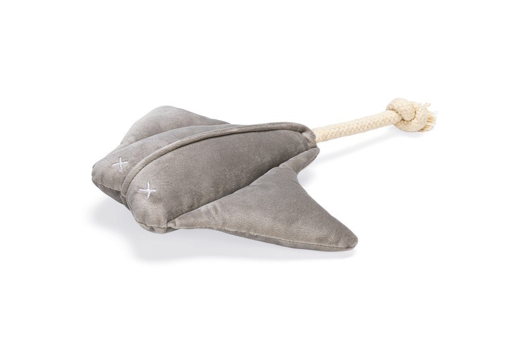 Designed by Lotte Velvet Hondenspeelgoed Rog Anum Grijs | Shop nu ...