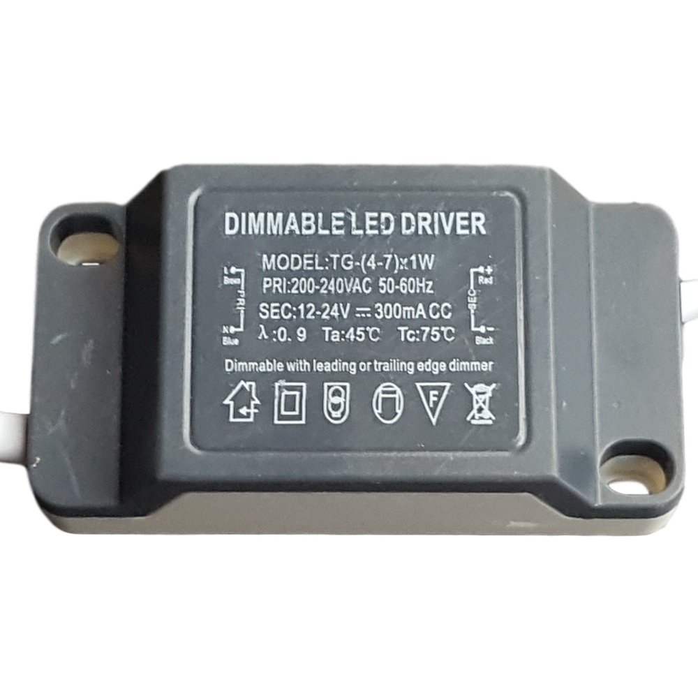 Dimbare downlight driver | 6W met aansluitstekker