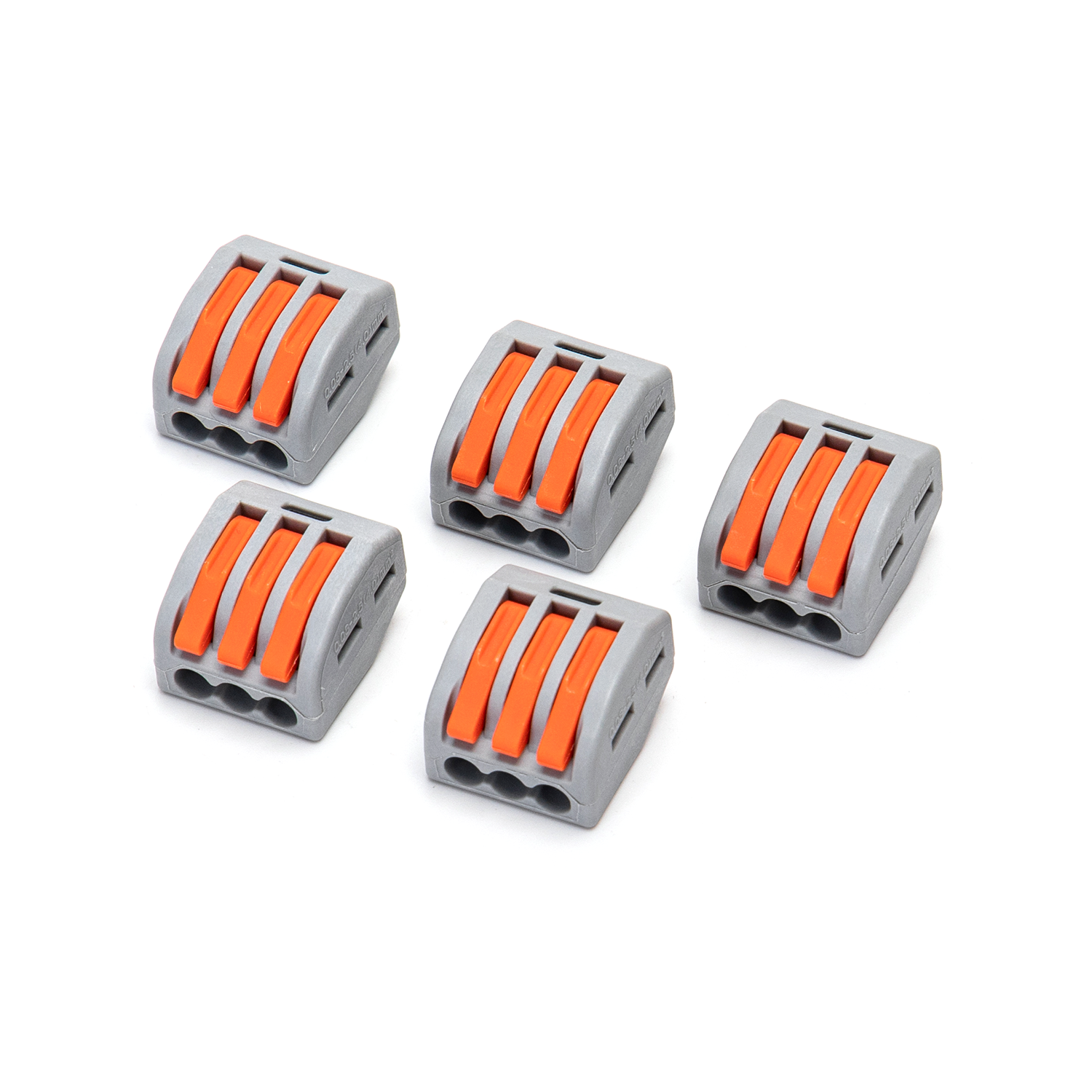 PCT lasklem set 5 stuks 3-voudige verbinding | LEDPLANET.NL