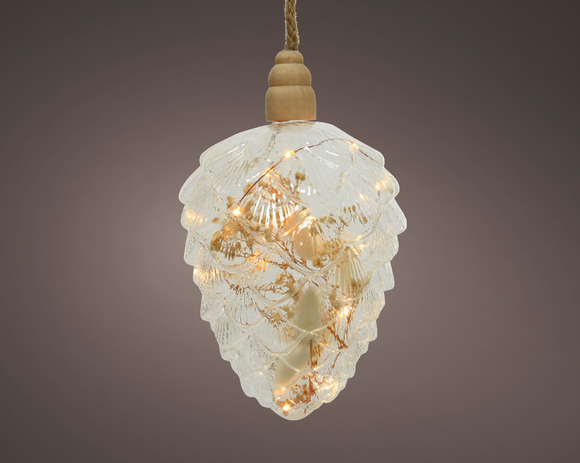 kaemingk Micro LED dennenappel BO binne - Tuincentrum Lindenholt