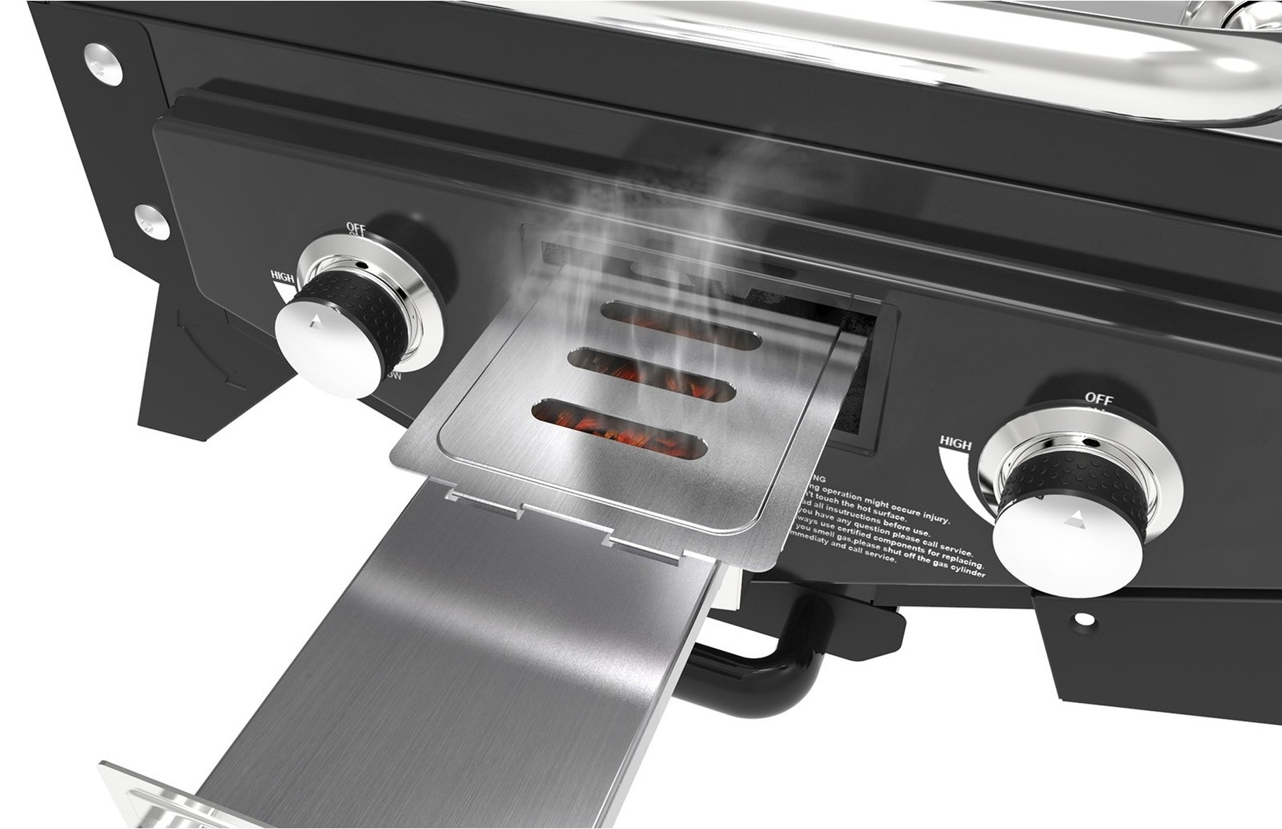 Gas- tafelbarbecue Medison Zilver - De officiële webshop van EL Fuego