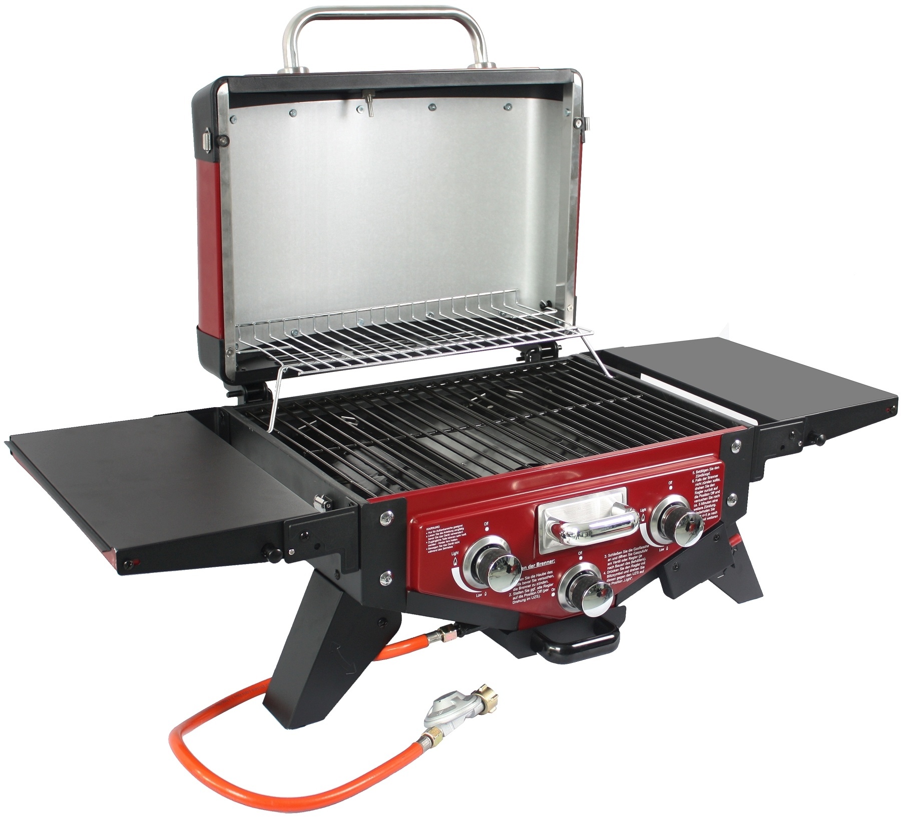 Gas- tafelbarbecue Medison Rood - De officiële webshop van EL Fuego