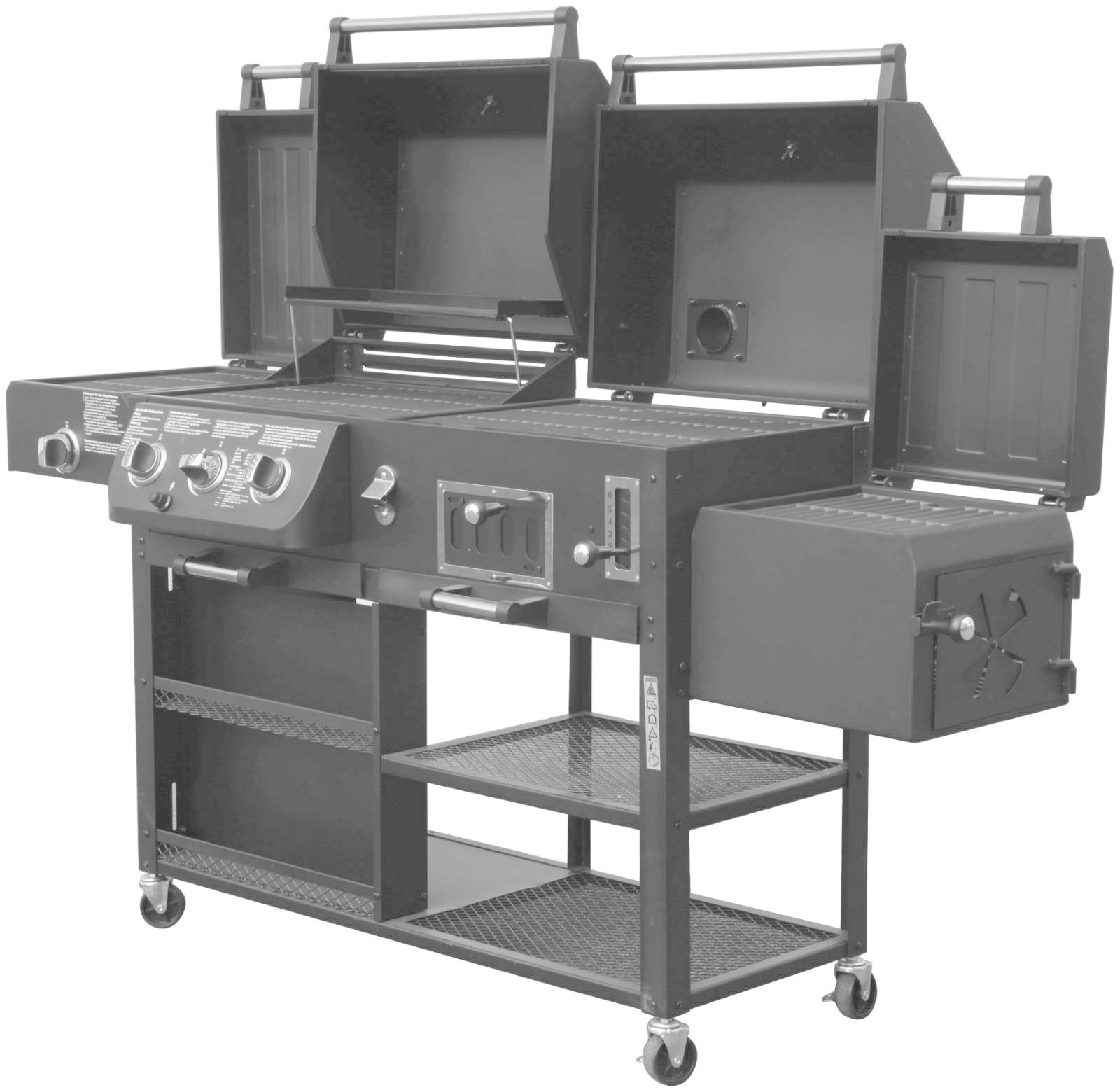 4-in-1 Combi barbecue Arizona - De officiële webshop van EL Fuego