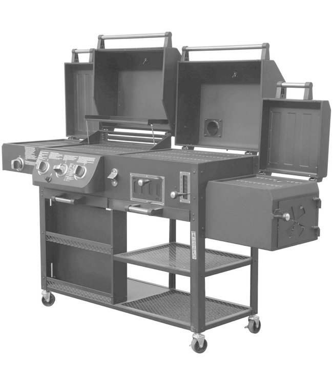 4-in-1 Combi barbecue Arizona - De officiële webshop van EL Fuego