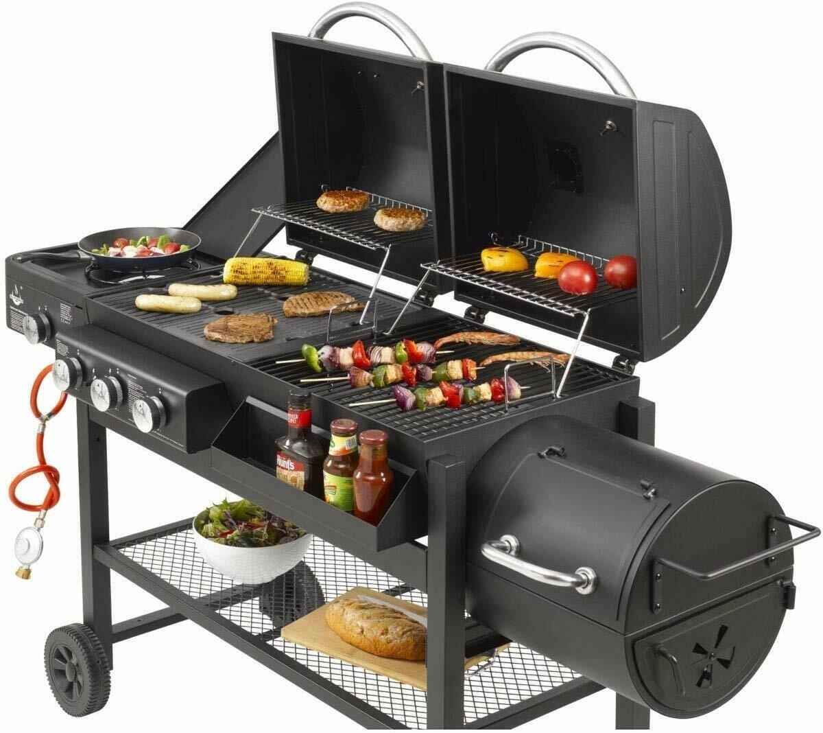 Combi grill/barbecue "Sierra" - De officiële webshop van EL Fuego