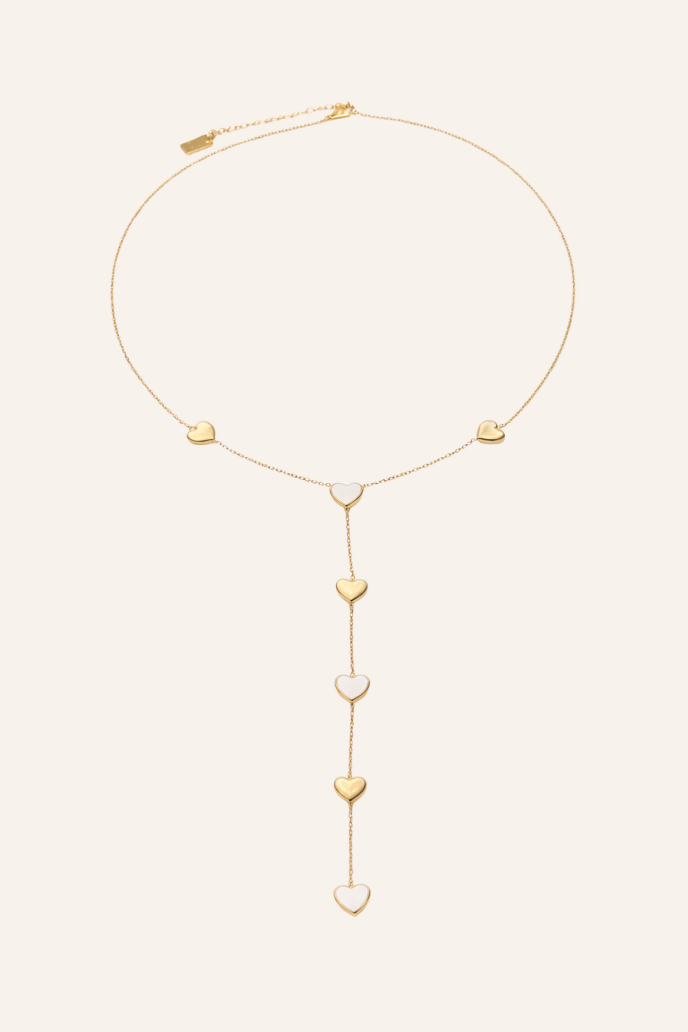 Lange ketting met hartjes | Lange ketting goud | Winkeltje van Lynn ...