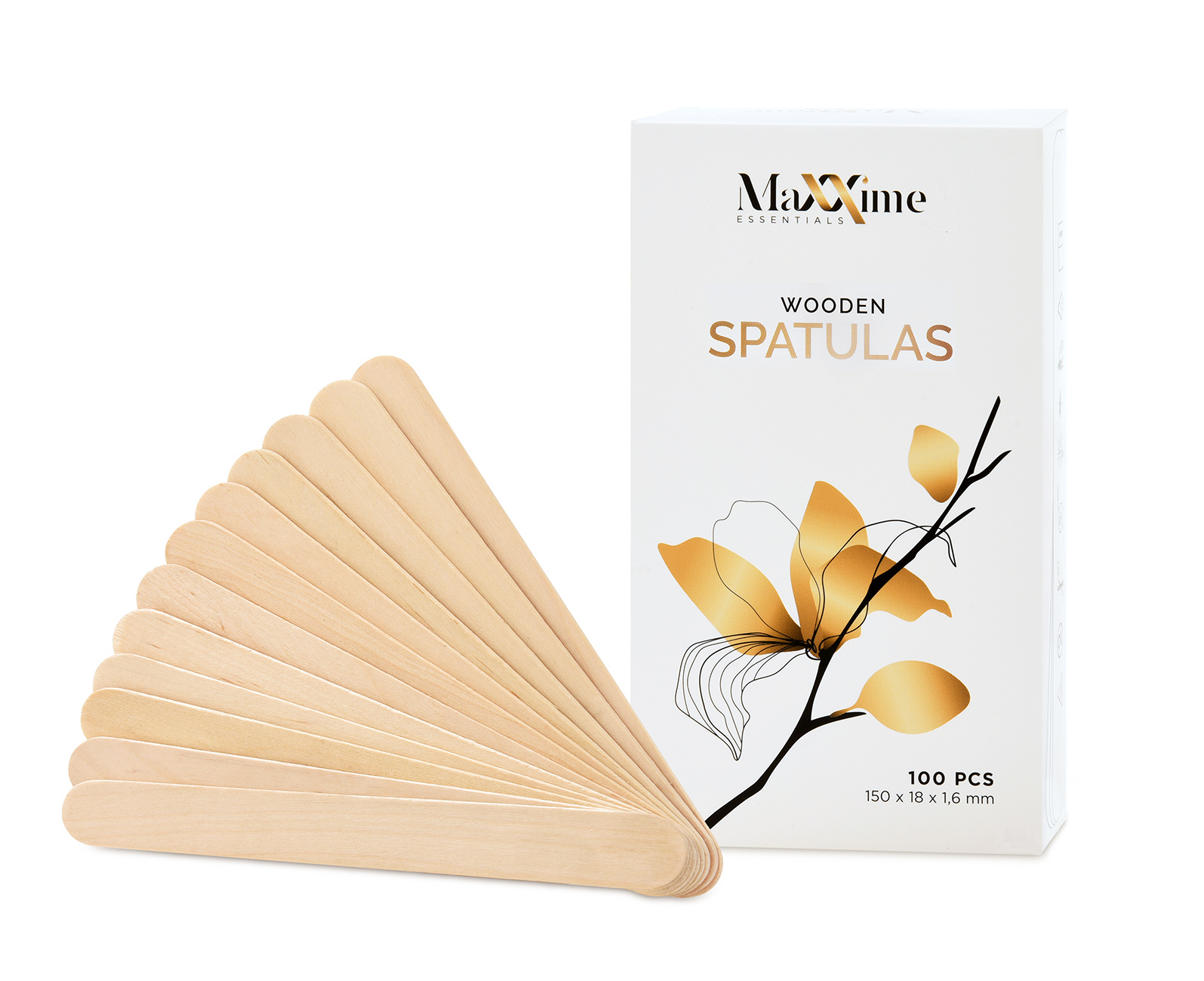 MaXXime Holzspatel (Standard) 100 Stk. - Italwax Deutschland