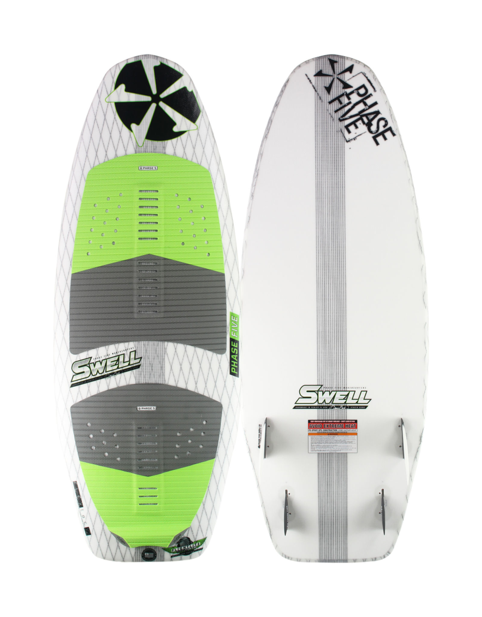 Phase Five Swell 58" Surf Style Wakesurf - Crazy Dude
