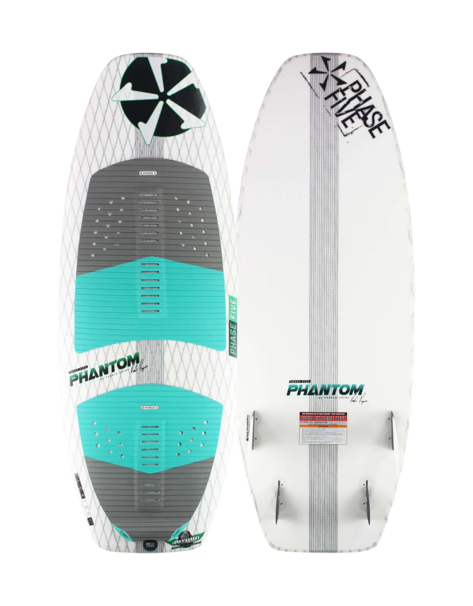 Phase Five Phantom 46" Surf Style Wakesurf - Crazy Dude
