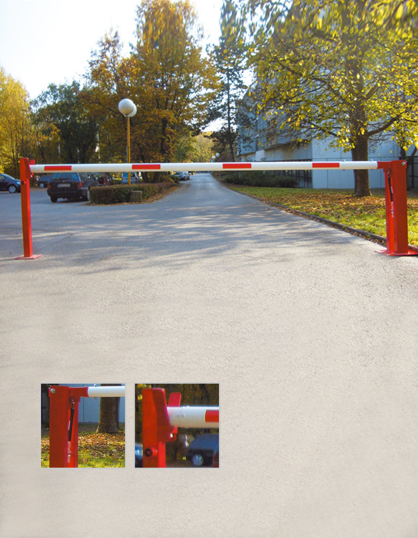 Schranke mit Gasdruckfeder und Dreiecksschloss | (Komplettes SET ...