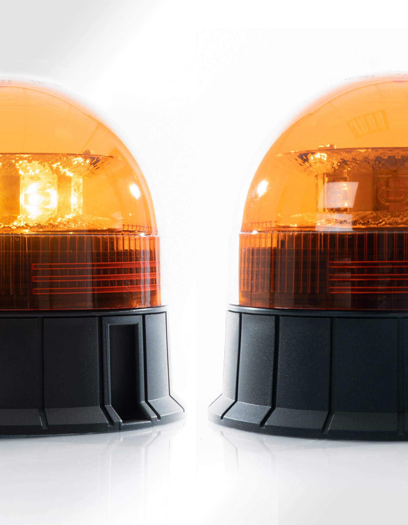 Rundumleuchte LED R65 Orange Magnet Saugnapfbefestigung | 12-24V ...