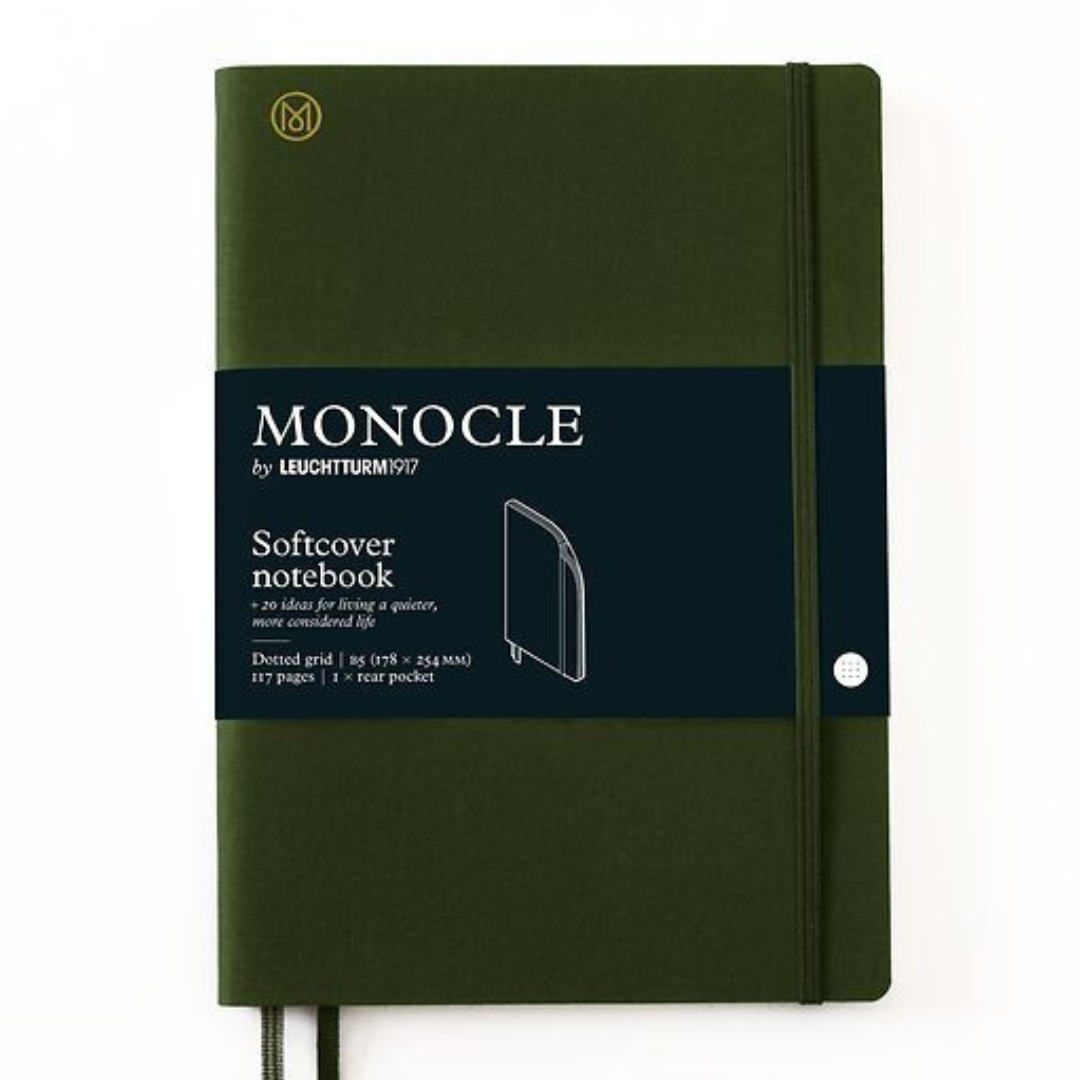 MONOCLE by Leuchtturm1917 Linnen Notebook B6+ SC Olive I ♥ Limburg ...