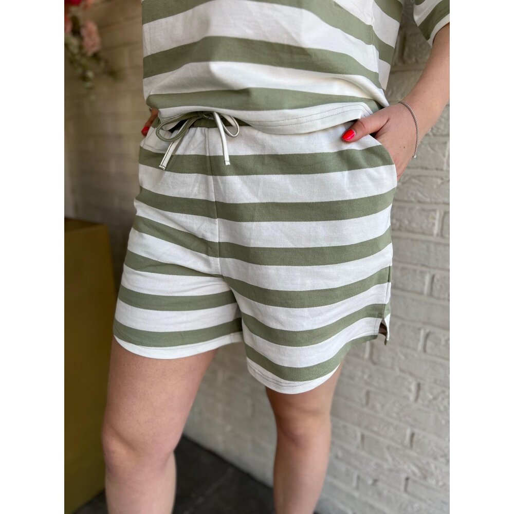 BROEK IHOCIE SHO2 TEA STRIPE - Boompjes 21