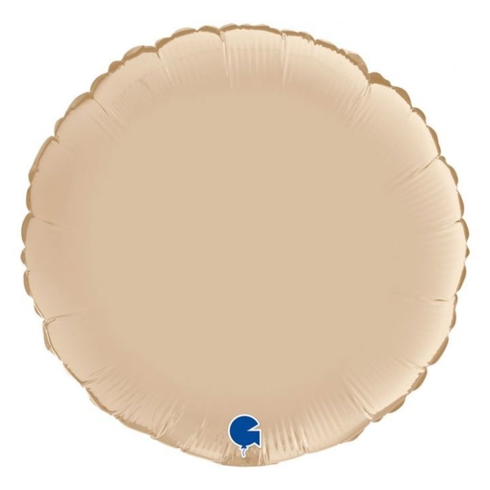 Ballon hélium satin crème rond | 46 cm - Articles de fête, friandises ...