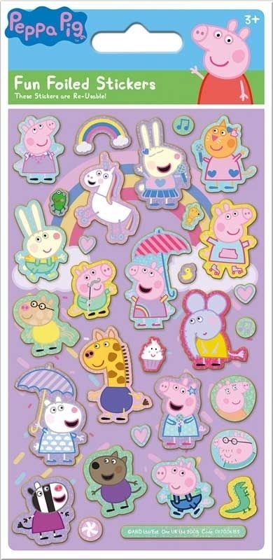 Peppa Pig treat stickers | Decoration and treats Tuf - Tuf-Tuf Party ...