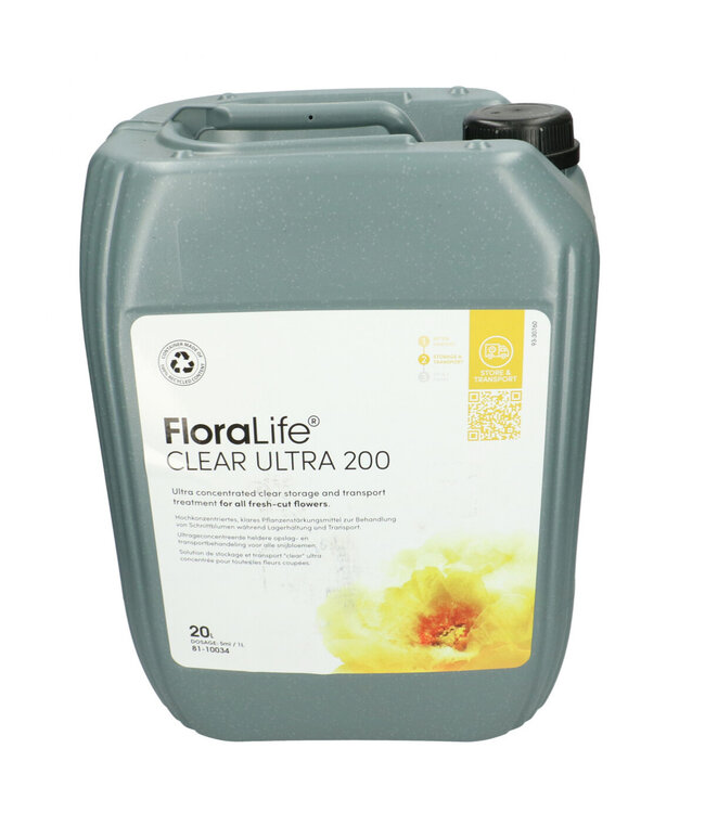 Floralife Ultra Clear 20L - Extend the lifespan of flowers - MyFlowers.shop: The Online Flower ...