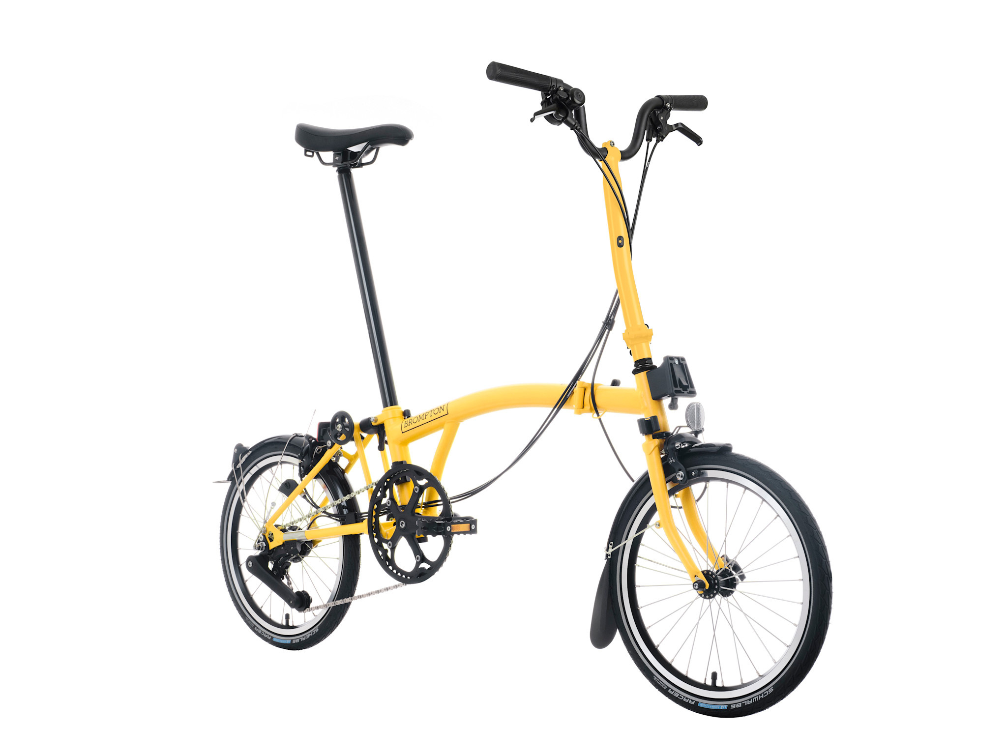 Brompton C-Line 12 speed - High - Bumblebee Yellow/Bumblebee Yellow ...