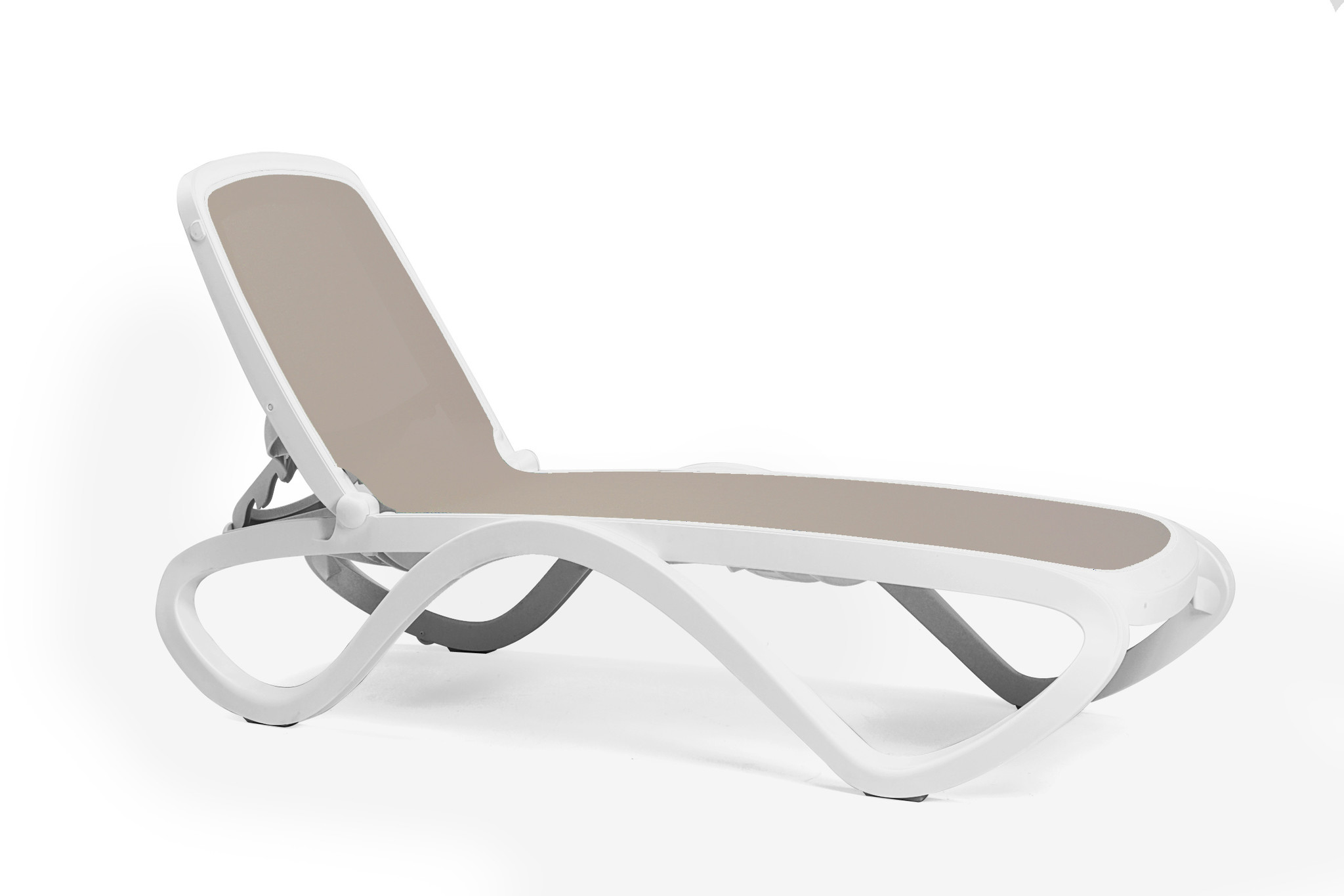 Ligbed Omega wit frame met taupe textileen kopen? - Ligbedshop.nl ...