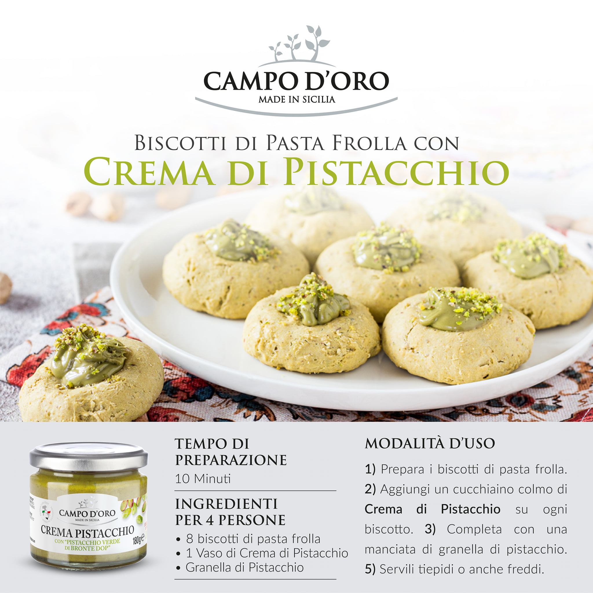 Pistache crème zoet van smaak- Delicatesse- bij | AMESI.nl - AMESI