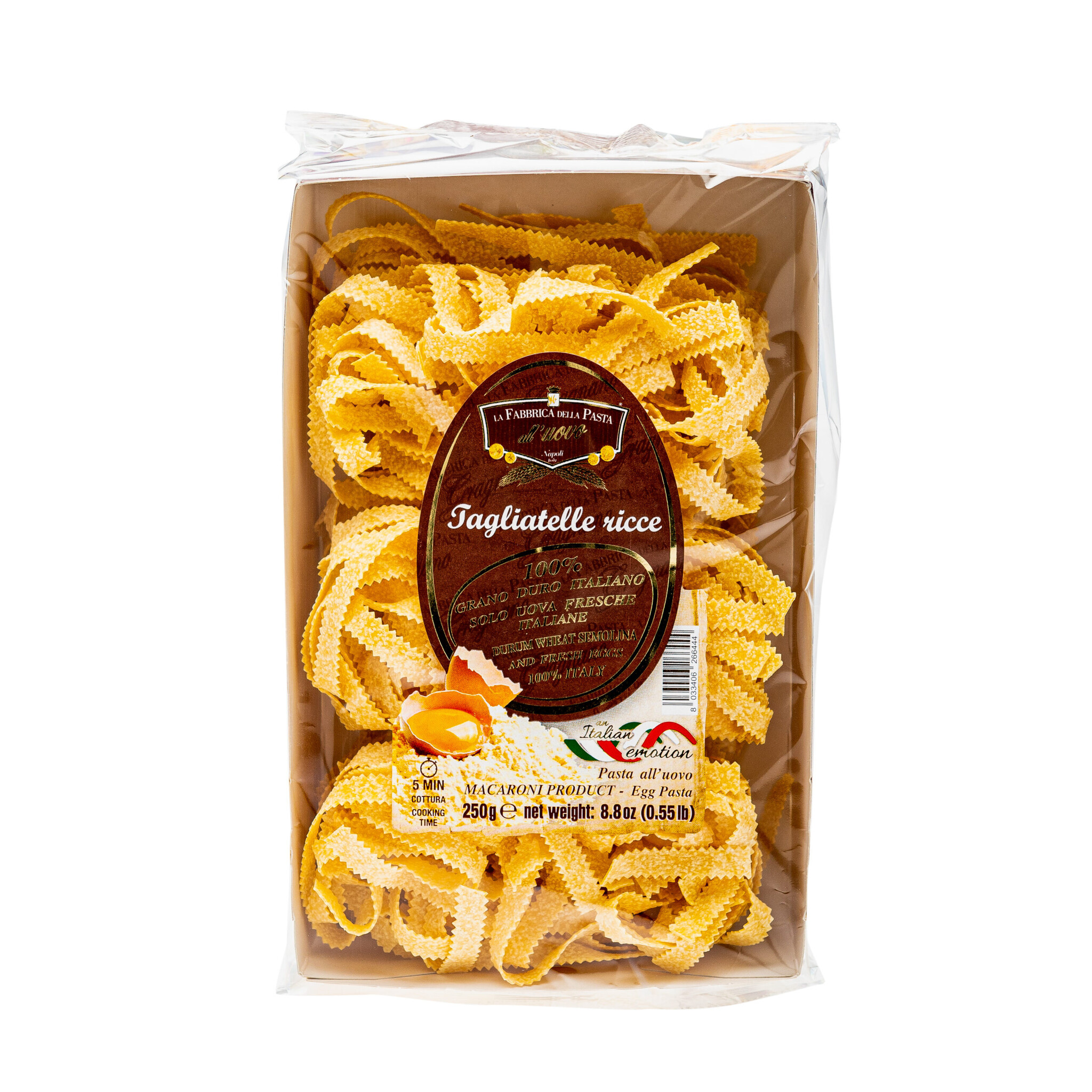 Tagliatelle Ricce all’uovo - Pasta di Gragnano| Amesi.nl| - Amesi ...