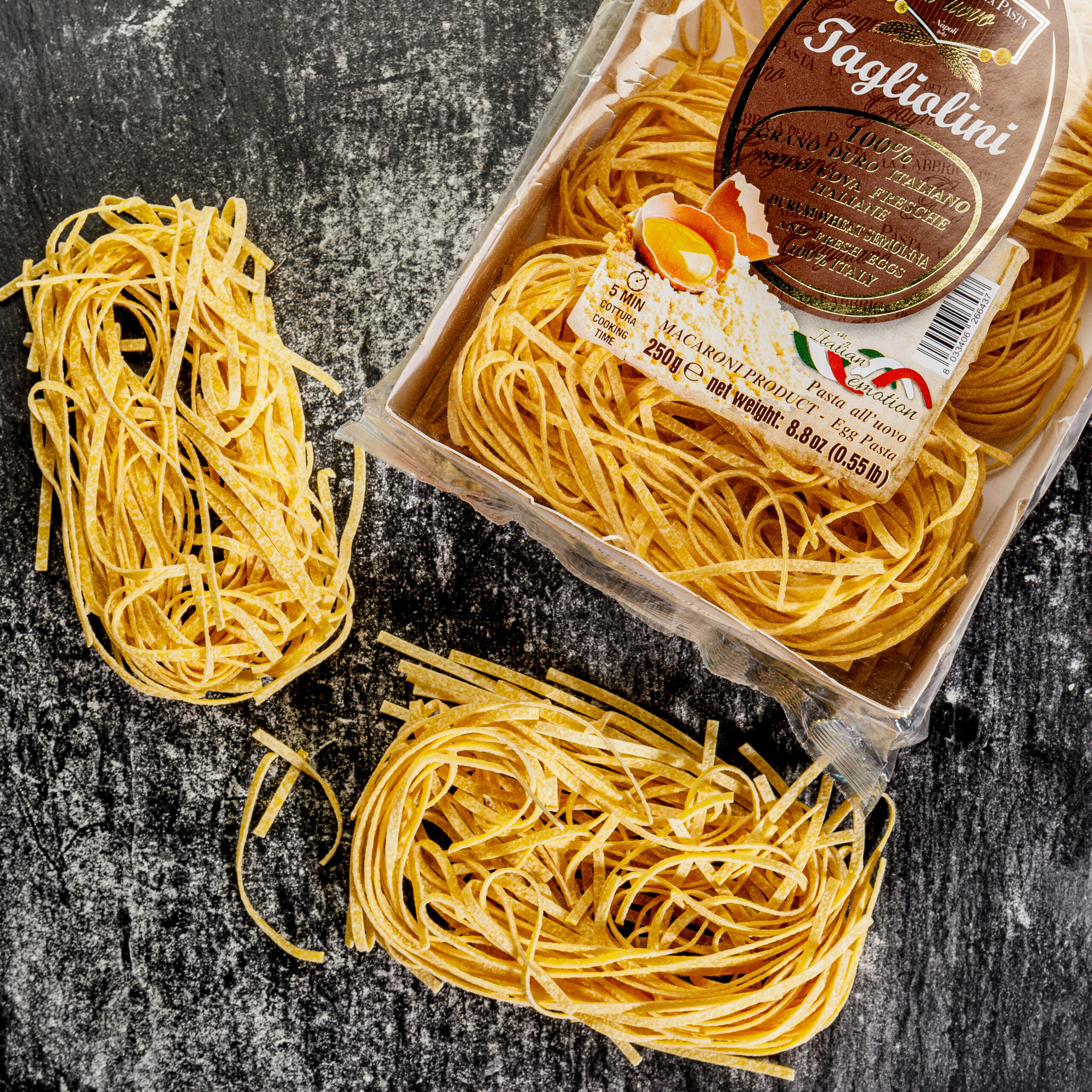Tagliolini all’uovo - Pasta di Gragnano 250g - Amesi Delicatessen