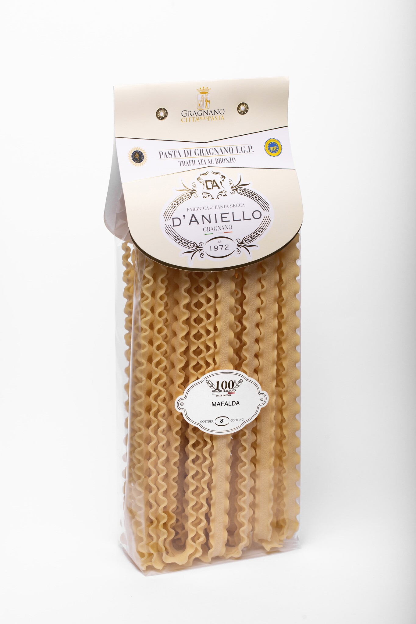 Mafalda I.G.P. Pasta di Gragnano| 100% Italiaanse durum tarwe| - Amesi ...