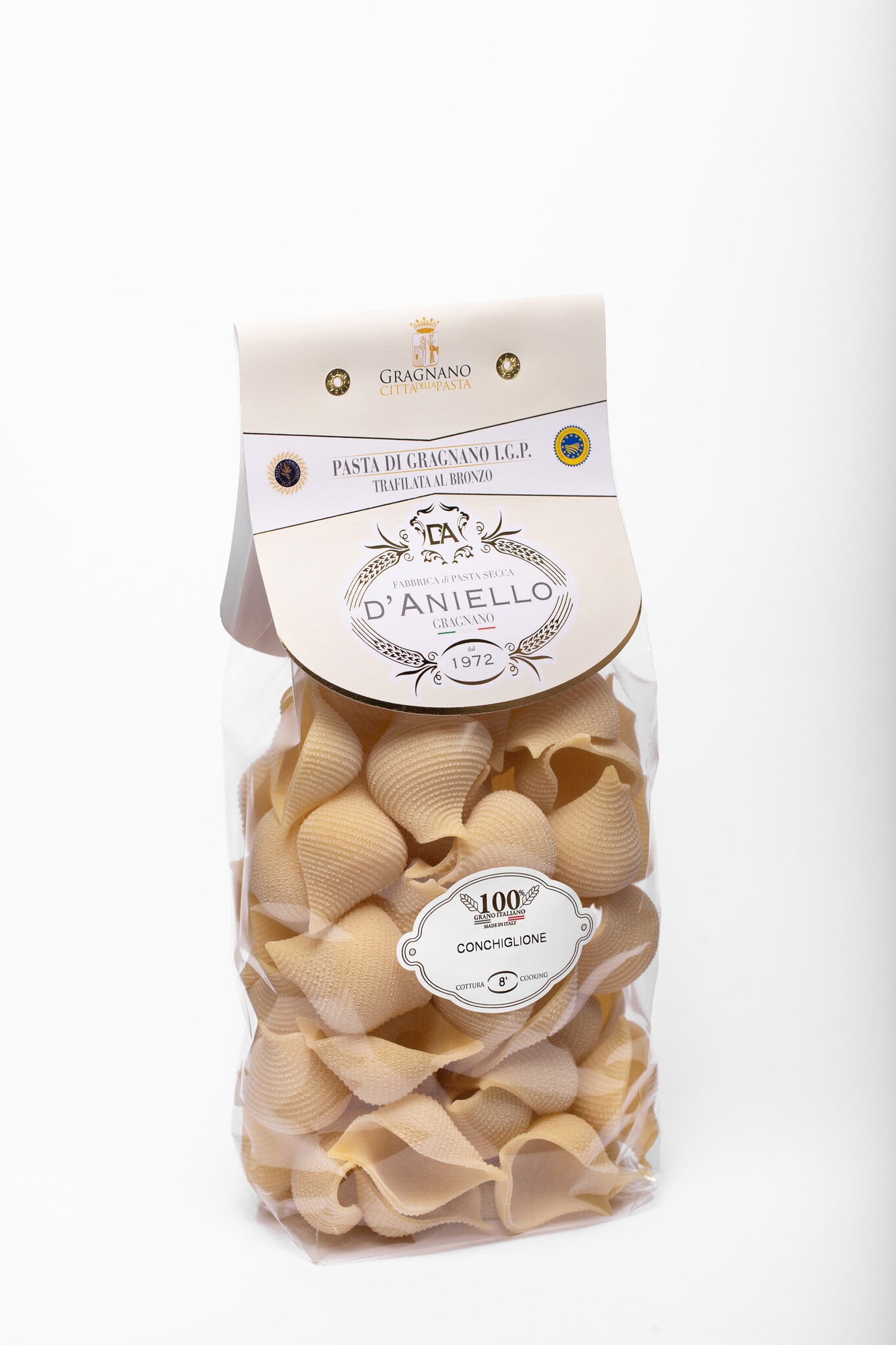 Conchiglioni I.G.P. -Pasta schelpen| Pasta al bronzo| Gragnano| Amesi ...