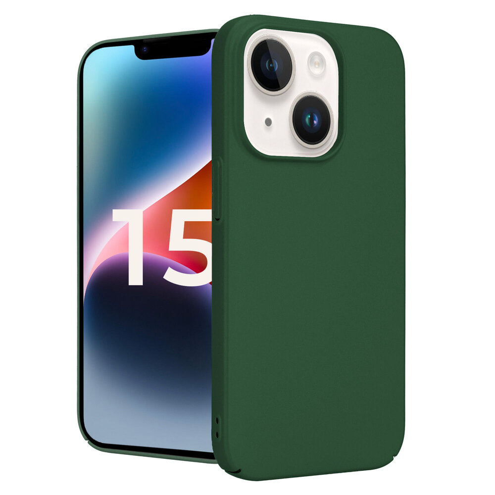 Coque ultra fine iPhone 15 (vert) - Coque-telephone.fr