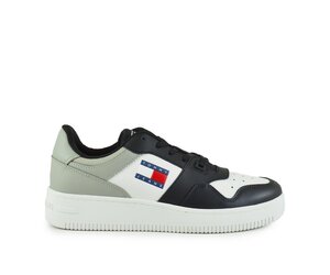 Tommy Hilfiger Sneaker TJM Retro Basket Wit Zwart - Van Dael Schoenen