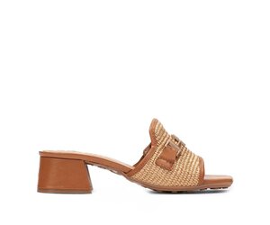 Hispanitas sandaal Daisy Dallas Raffia Cognac - Van Dael Schoenen