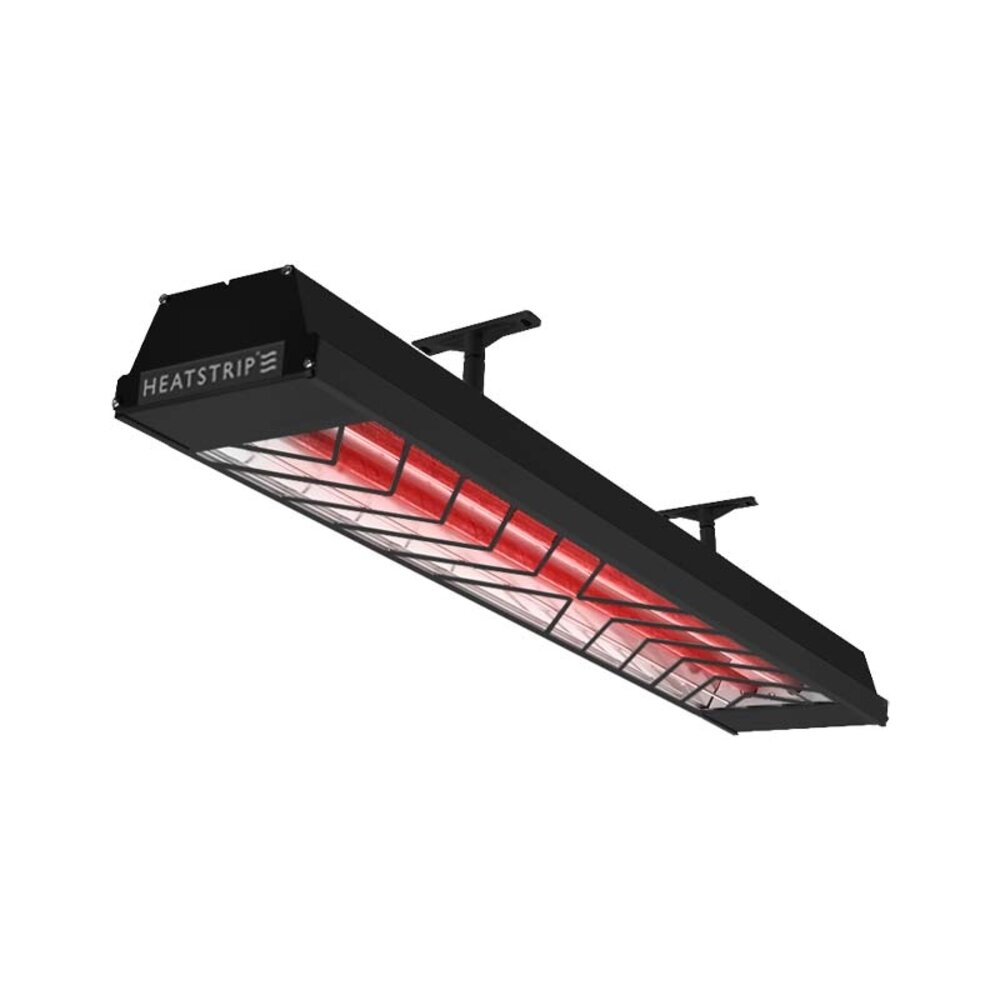 Infrarood Terrasverwarming Heatstrip Max 2400 Watt Zwart - Klimaatshop.nl