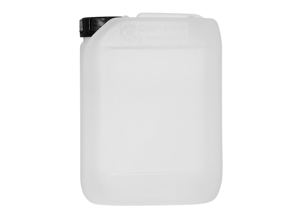 HDPE Jerrycan 5 L with UN approval - Un-packaging