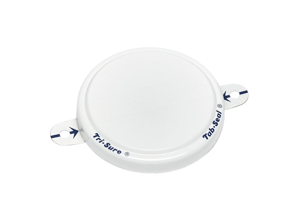 Sheet steel sealing cap 2" - Un-packaging