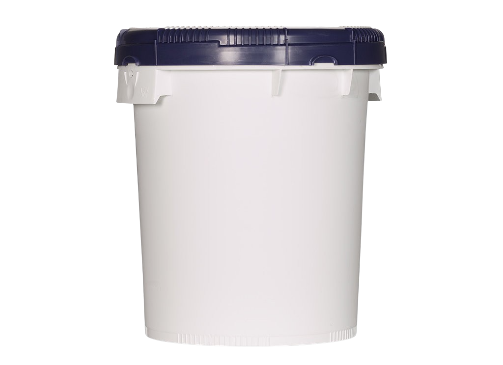 HDPE bucket with UN-X quality mark - Un-packaging
