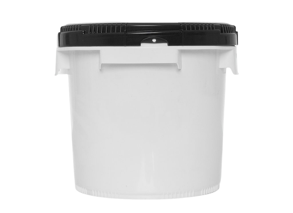 HDPE bucket with UN-X quality mark - Un-packaging