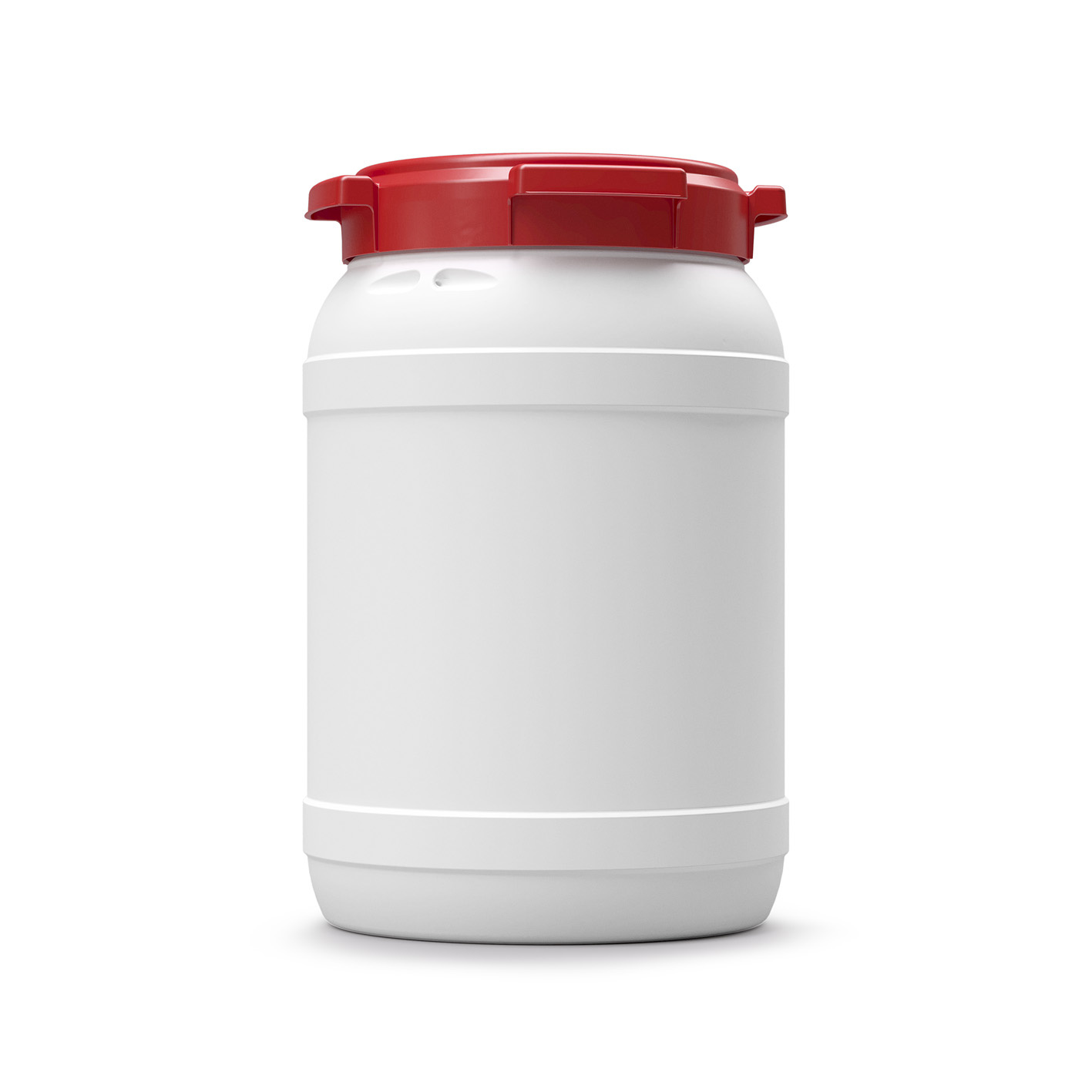 Baril en plastique avec couvercle à vis 20 L - Un-packaging