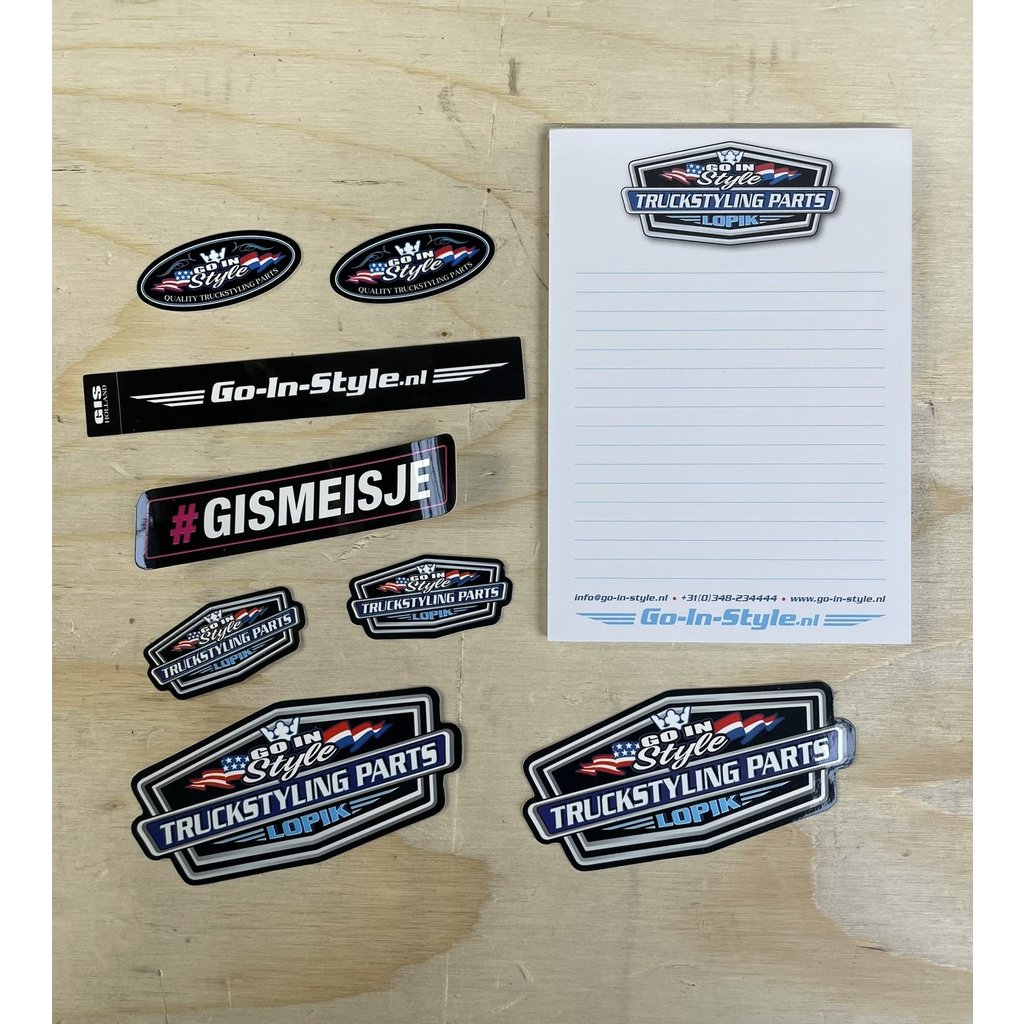 Package with Go-in-style.nl stickers - Go-in-Style.nl Dealers