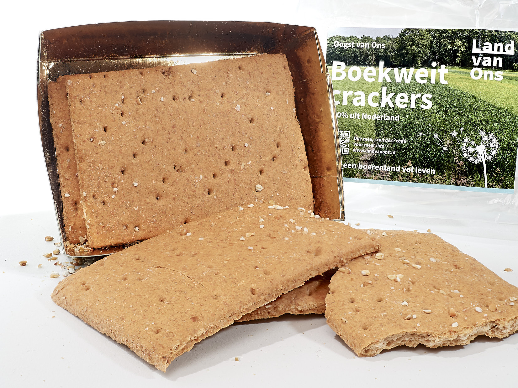 Boekweit crackers - Land van Ons